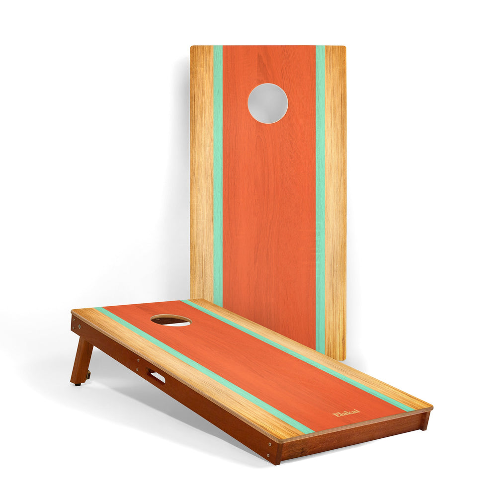 2ft x 4ft Graphic Wood Classic Cornhole Set | Classic Beach Stripes ...